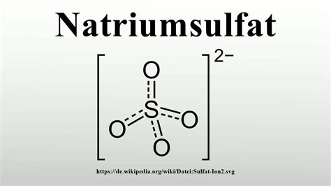 Natriumsulfat - YouTube
