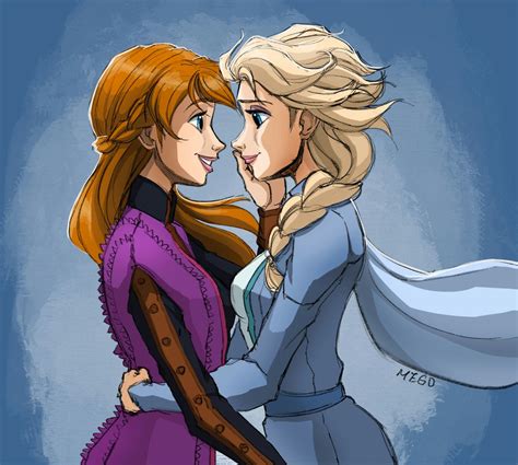 Elsa And Anna Kiss