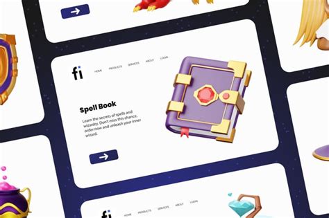 3d Fantasy Icons Objects Ft 3d And Icon Envato