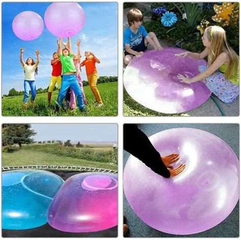Amazon.com: Water Ball Bubble Ball Toy for Kids Adults 47'' Inflatable ...
