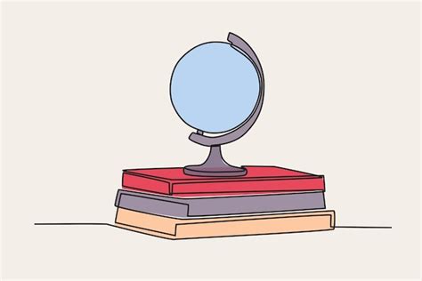Premium Vector Color Illustration Of A Globe On A Stack Of Books International Day Of
