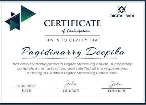 Deepika Pagidimarry On Linkedin Completed Successfully Digital