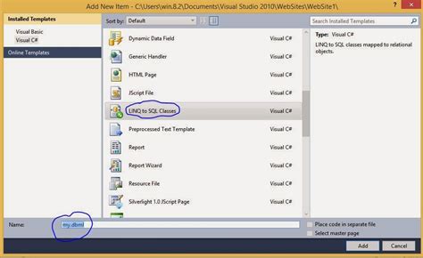 How To Use Linq To Sql In Aspnet Computer Programming