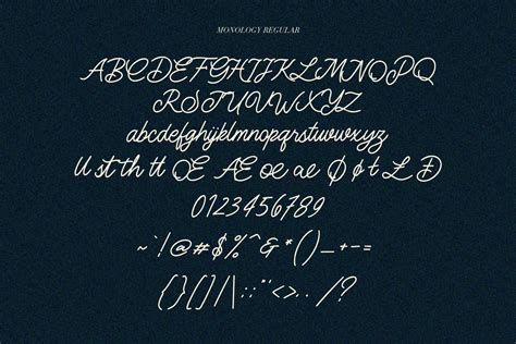 Monology Swash Script Vintage Font Calligraphy Font Bundles