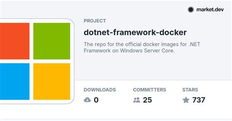 Dotnet Framework Docker Ecosystem Directory Marketdev