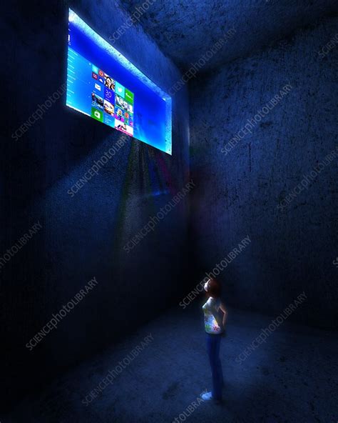Computer Isolation Conceptual Image Stock Image C0260483