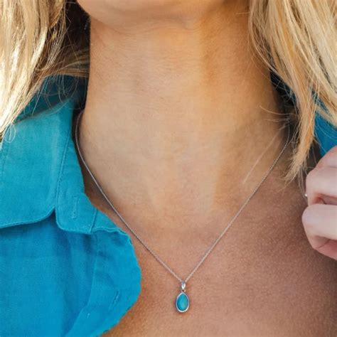Kit Heath Coast Pebble Azure Gemstone Necklace Deavesons