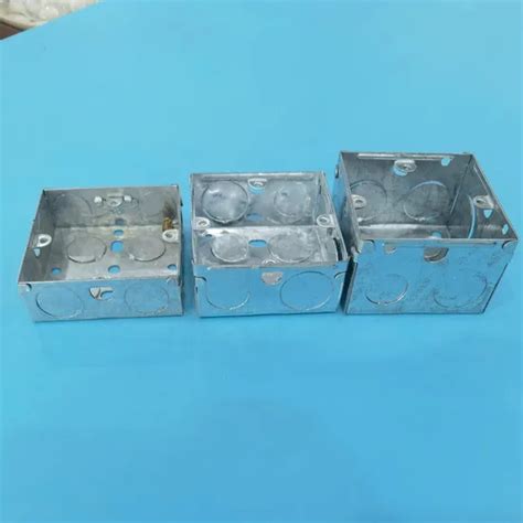 1 Gang 2 Gang Electrical Box Electric Socket Box 3x3 And 3x6 Metal Gi