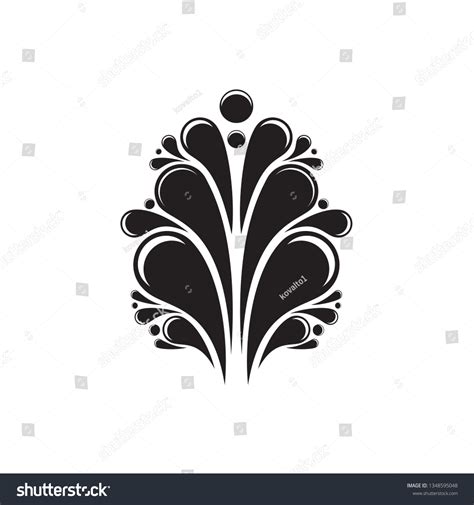 Abstract Design Element Drop Shapes Vector Stock Vector Royalty Free