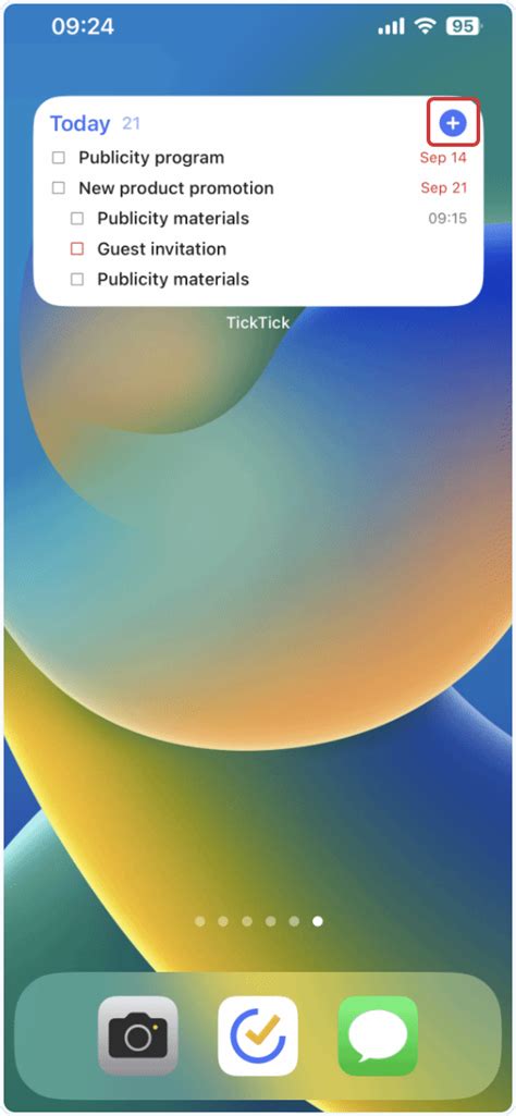 How To Add A TickTick Widget