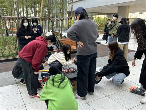 학과 활동 야외 실습 영화과