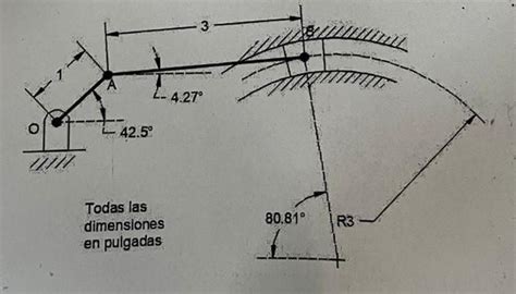solved find the angular velocity of bar oa and the