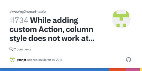While Adding Custom Action Column Style Does Not Work At All Issue Akveo Ng Smart