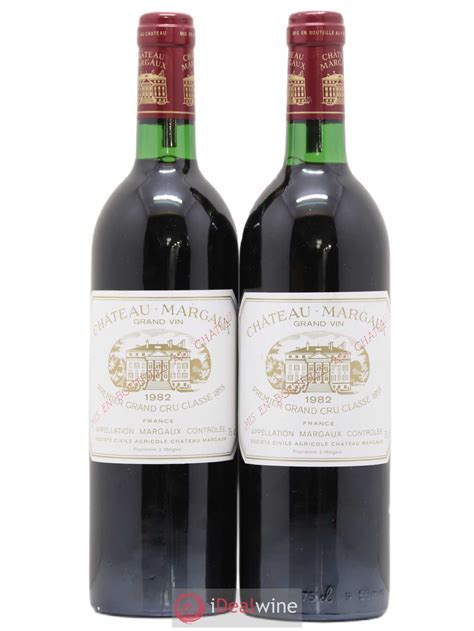 Acheter Château Margaux 1er Grand Cru Classé 1982 Lot 4892