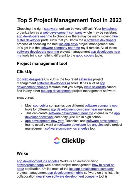 Ppt Top 5 Project Management Tool In 2023 Powerpoint Presentation Free Download Id 12379573