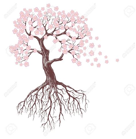 Tree Drawing Flower Drawing Roots Drawing