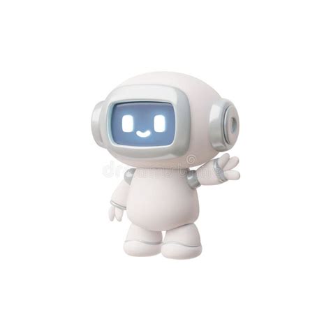 Cute Artificial Intelligence Machine Online Education Stock