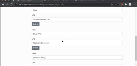 stored xss 4 endpoints · issue 1266 · bludit bludit · github