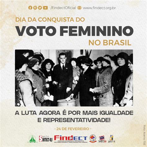Dia Da Conquista Do Voto Feminino Findect