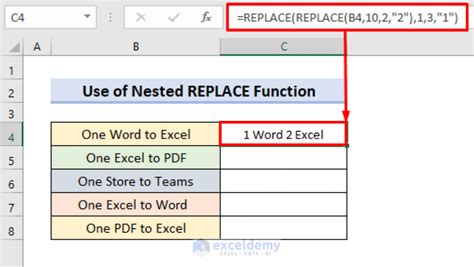 Excel Formula To Replace Text With Number Examples ExcelDemy