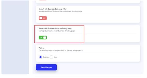 Showhide Business Hours On Listing Page Wbcom Designs Docs