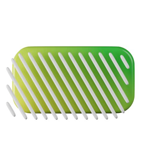 Rectangle Shape Yellow Green Gradient 3d Rendering 29128863 Png
