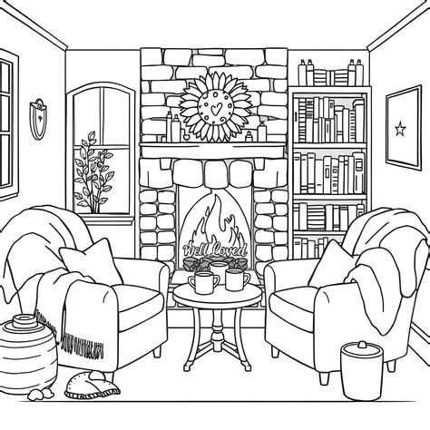 Best Cozy Coloring Pages Free Printable Pdf