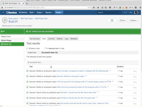 Behavior Driven Development And Bamboo Visualizing Cucumber Scenarios News Tips Guidance