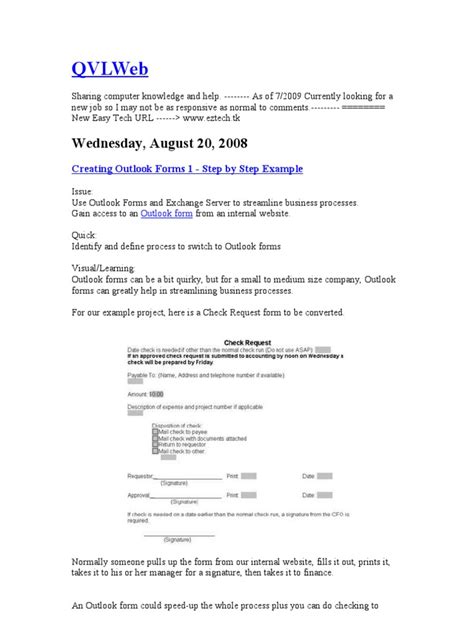 Pdf Ms Outlook Forms Dokumen Tips
