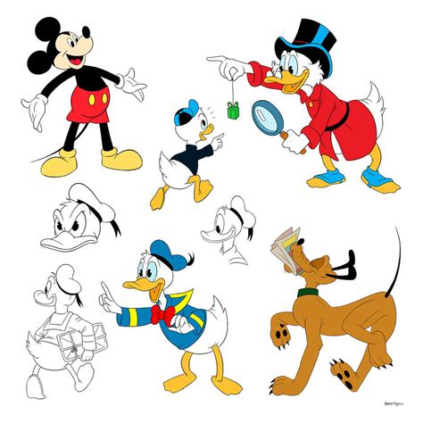 Mickey Mouse And Friends By Pedromoya On Deviantart