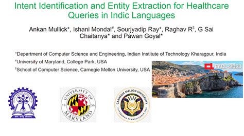 Underline Intent Identification And Entity Extraction For Healthcare