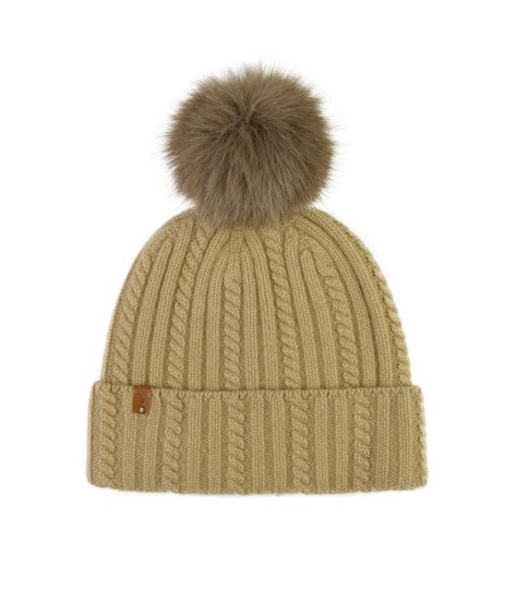 100 Cashmere Pom Pom Hat Tates Cashmere