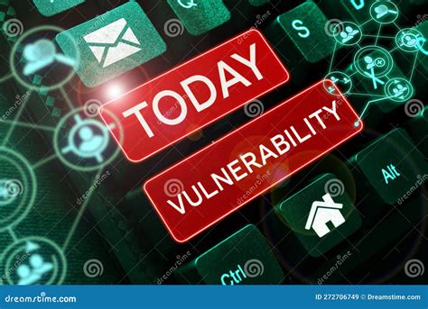 Text Showing Inspiration Vulnerability Internet Concept State Of Being