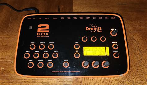 Free Shipping 2box Drumit 5 Five Module Brain W Power Reverb