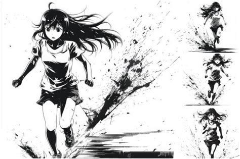 Anime Girl Running Graphic By Ai Graphic Design Bundle · Creative Fabrica