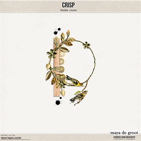 crisp element clusters by maya de groot oscraps