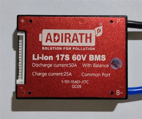 Adirath Battery Management System Li Ion 17s 60v 50a Bms At Rs 2629 In