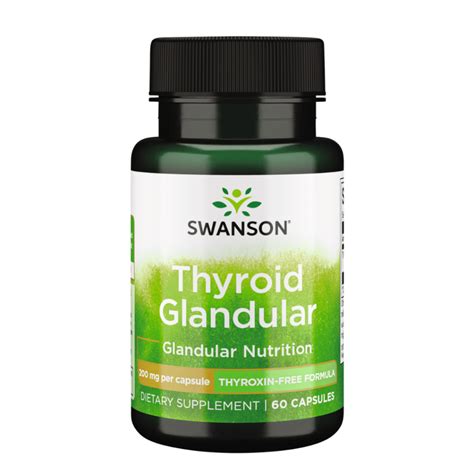 Thyroid Glandular 200mg By Swanson Orchards Nutrition