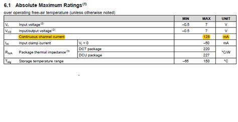 LSF Output Current Logic Forum Logic TI E E Support Forums