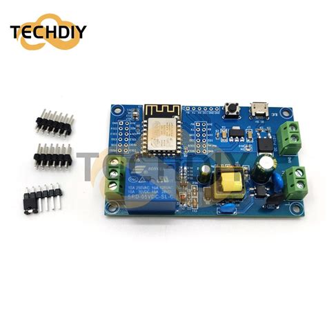 บอร์ดไมโครคอนโทรลเลอร์ รีเลย์เดี่ยว Ac Dc Esp8266 Wifi Esp 12f Shopee Thailand