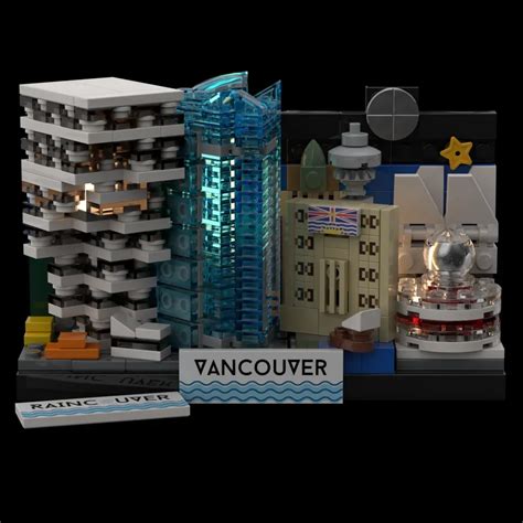 Vancouver Skyline Postcard Lego® Ideas