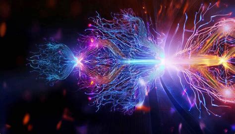 Abstract Representation Of Ai Technology With Colorful Neural Connections Electric Pulses