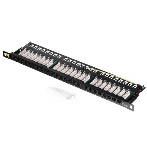 Netrack Patch Panel Port Cat UTP U With Shelf