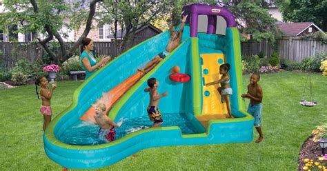 Little Tikes Slam N Curve Inflatable Water Slide 19072 Shipped On