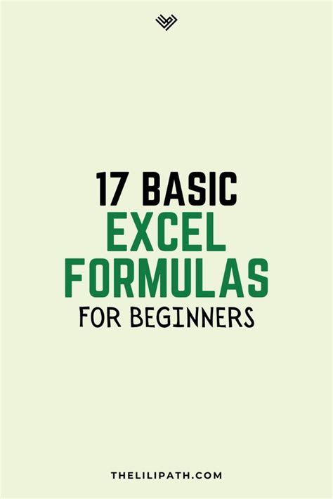 excel formulas beginners need to know excel cheat sheet excel for