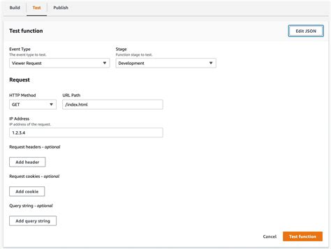 Aws Cloudfront Functions Testen