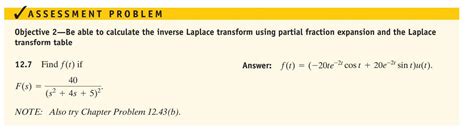 Solved ASSESSMENT PROBLEM Objective Be Able To Calculate Chegg