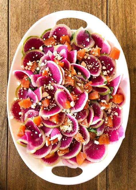 Watermelon Radish Salad California Grown