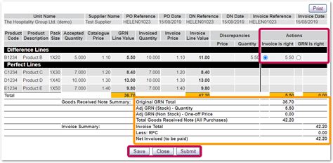 Tradesimple Invoice Discrepancy Management Fourth And Hotschedules