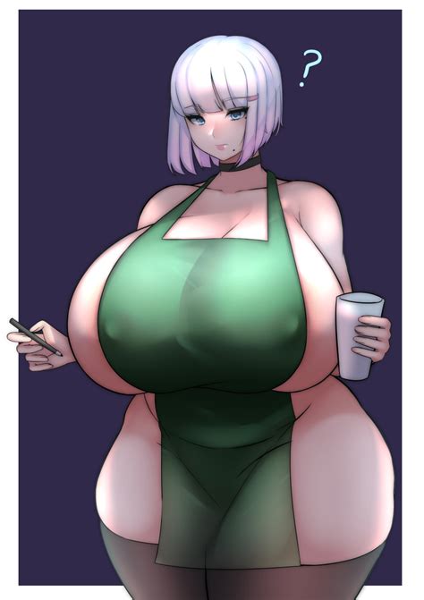 Rule 34 Apron Apron Only Confused Giant Breasts Huge Breasts Hyper